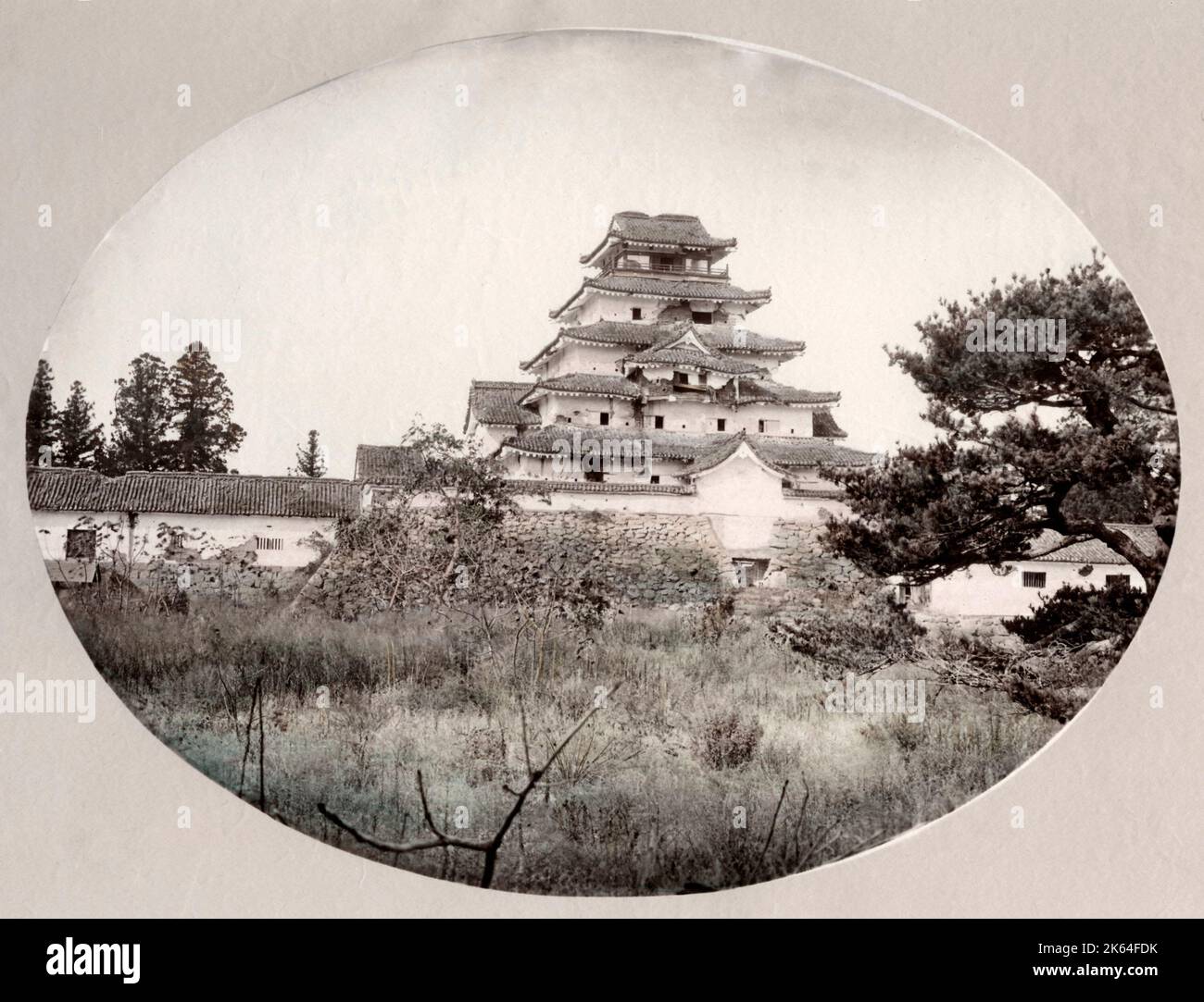 Japan castle early photograph hi-res stock photography and images - Alamy