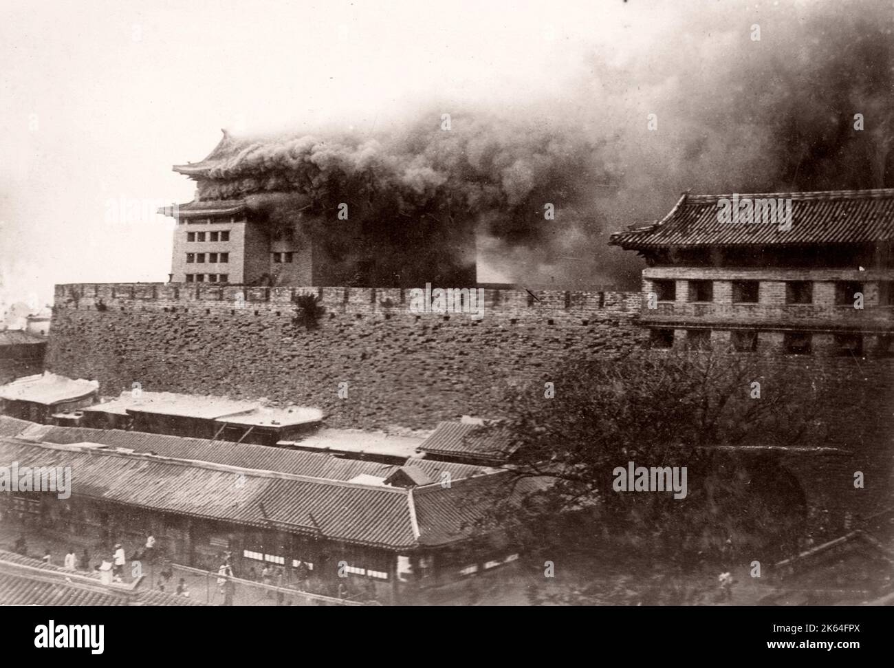 Vintage Photograph China c.1900 - Boxer rebellion or uprising, Yihetuan ...