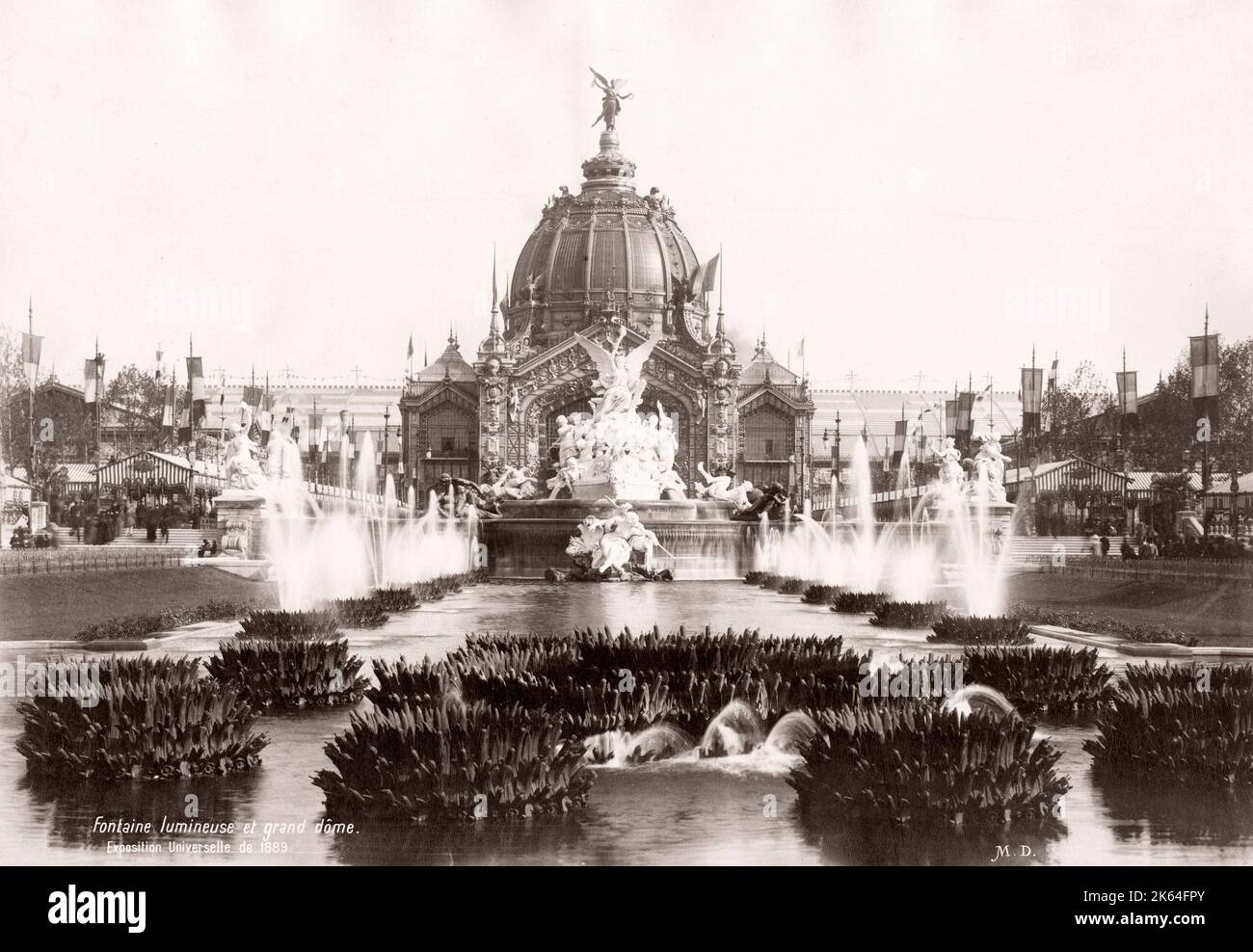 19th century vintage photograph Paris France - The Exposition ...