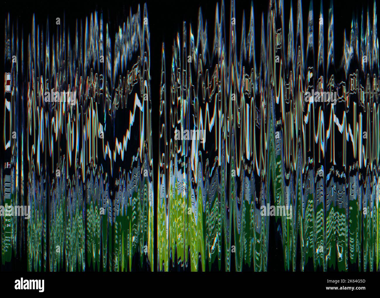 digital noise glitch overlay green distortion dark Stock Photo - Alamy