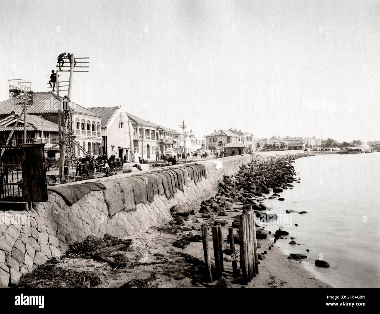 Vintage telegraph poles hi-res stock photography and images - Alamy