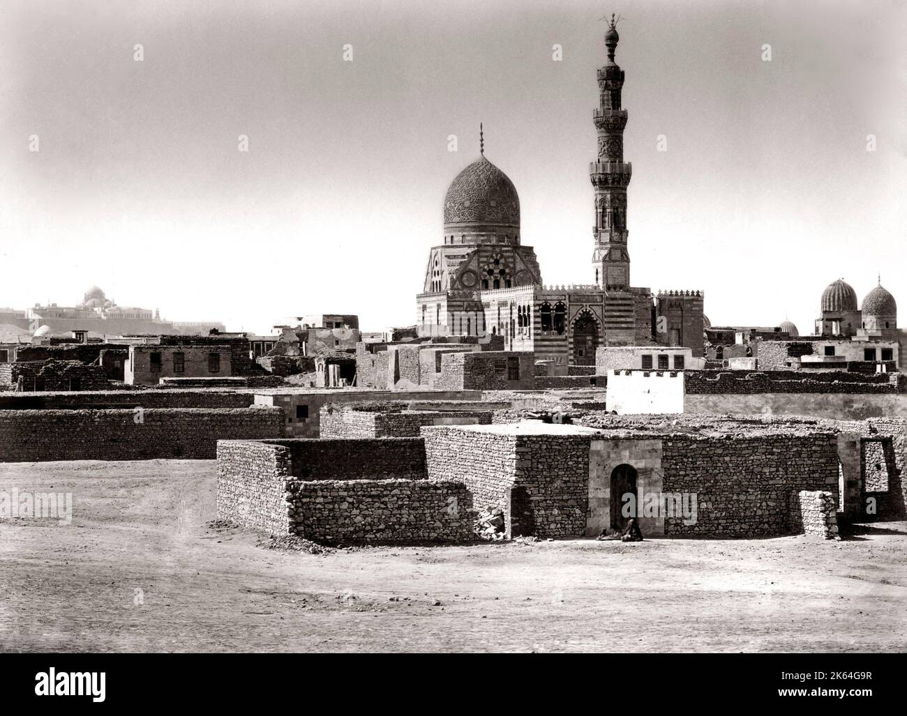 Mosque of Sultan Barquq, Cairo, Egypt, c.1880's Stock Photo - Alamy