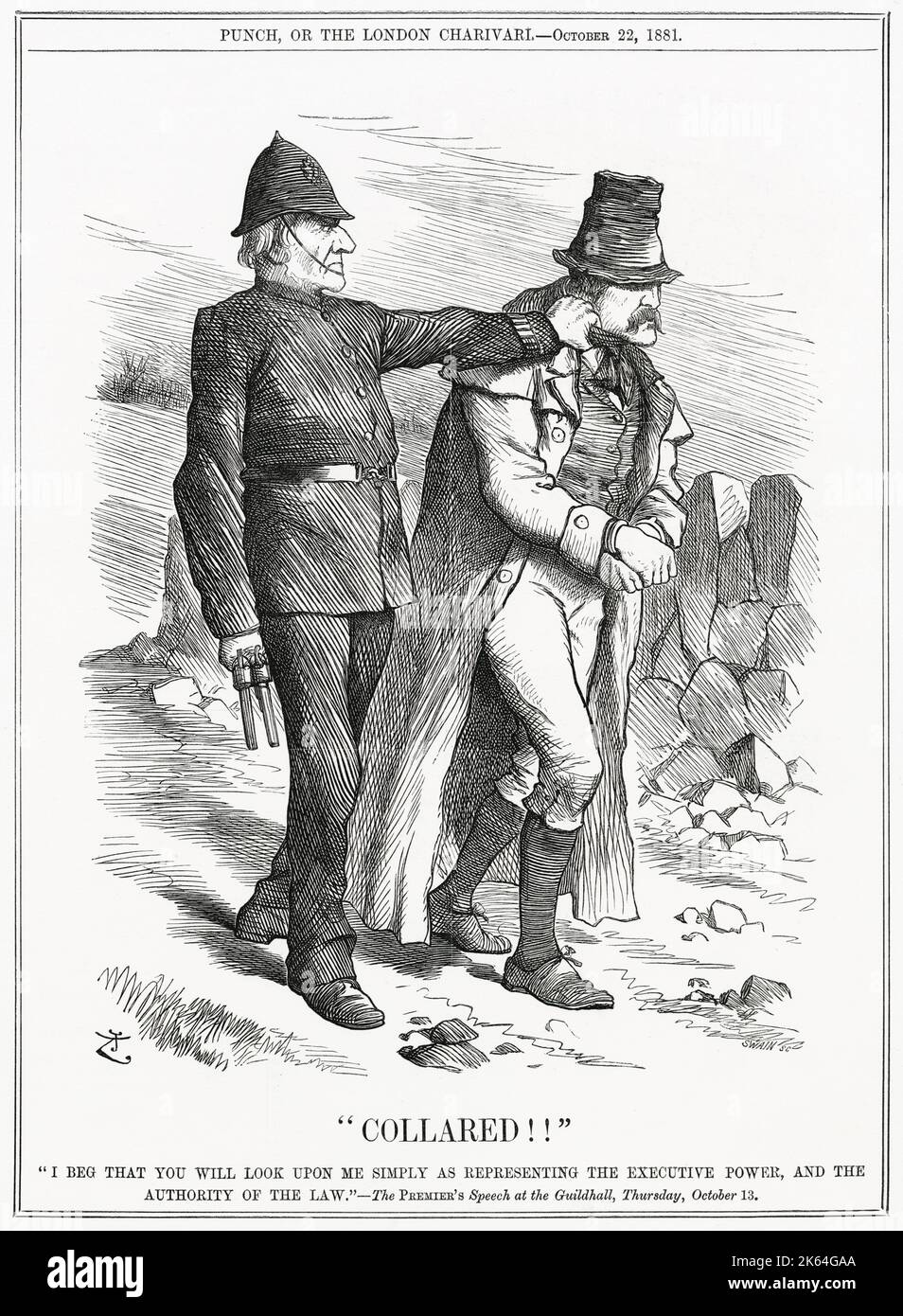 Punch cartoons 19th century hi-res stock photography and images - Alamy