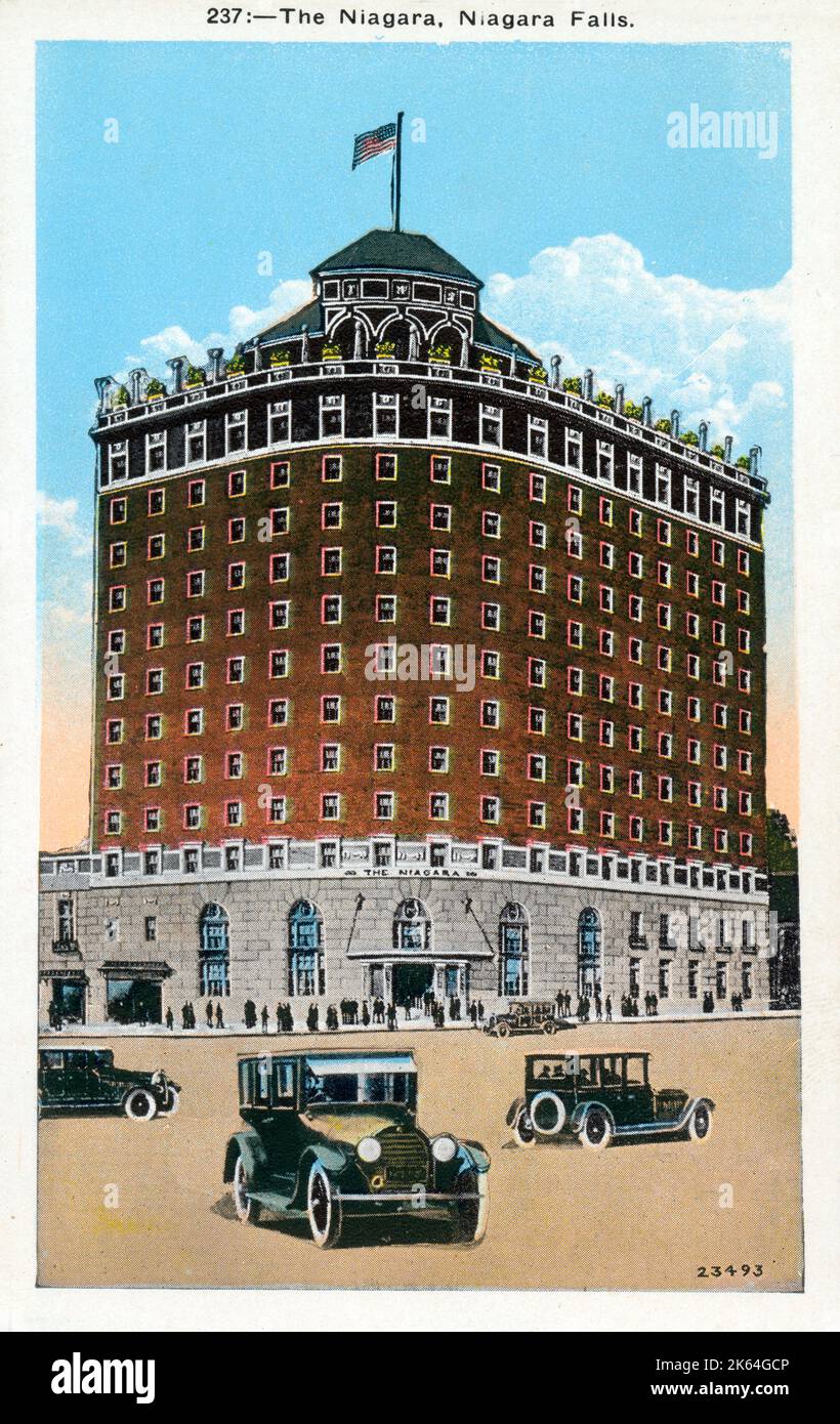 The Niagara, Niagara Falls, NY State, USA. Listed on the National ...