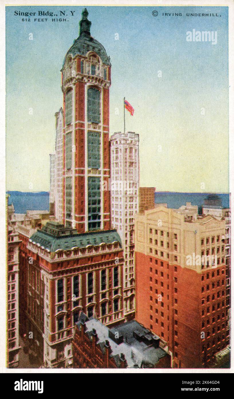 The singer tower hi-res stock photography and images - Alamy