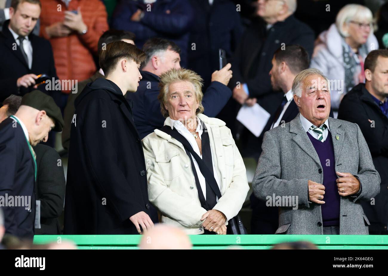 Sir Roderick David Stewart in the stands during the UEFA Champions ...