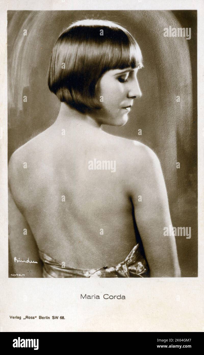 1920s actress maria corda hi-res stock photography and images - Alamy