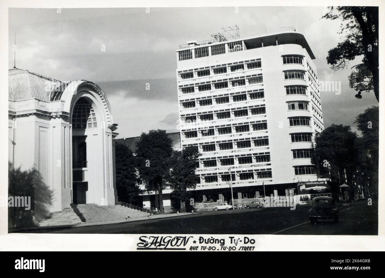 Duong Tu-Do - Rue Tu-Do (Tu-Do Street) - Saigon, Vietnam Stock Photo ...