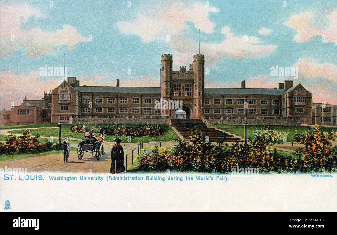 Washington University in St. Louis, Missouri, USA. Used as the ...