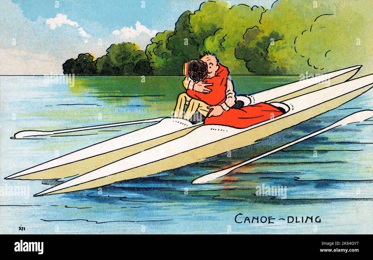Two canoe paddles hi-res stock photography and images - Alamy