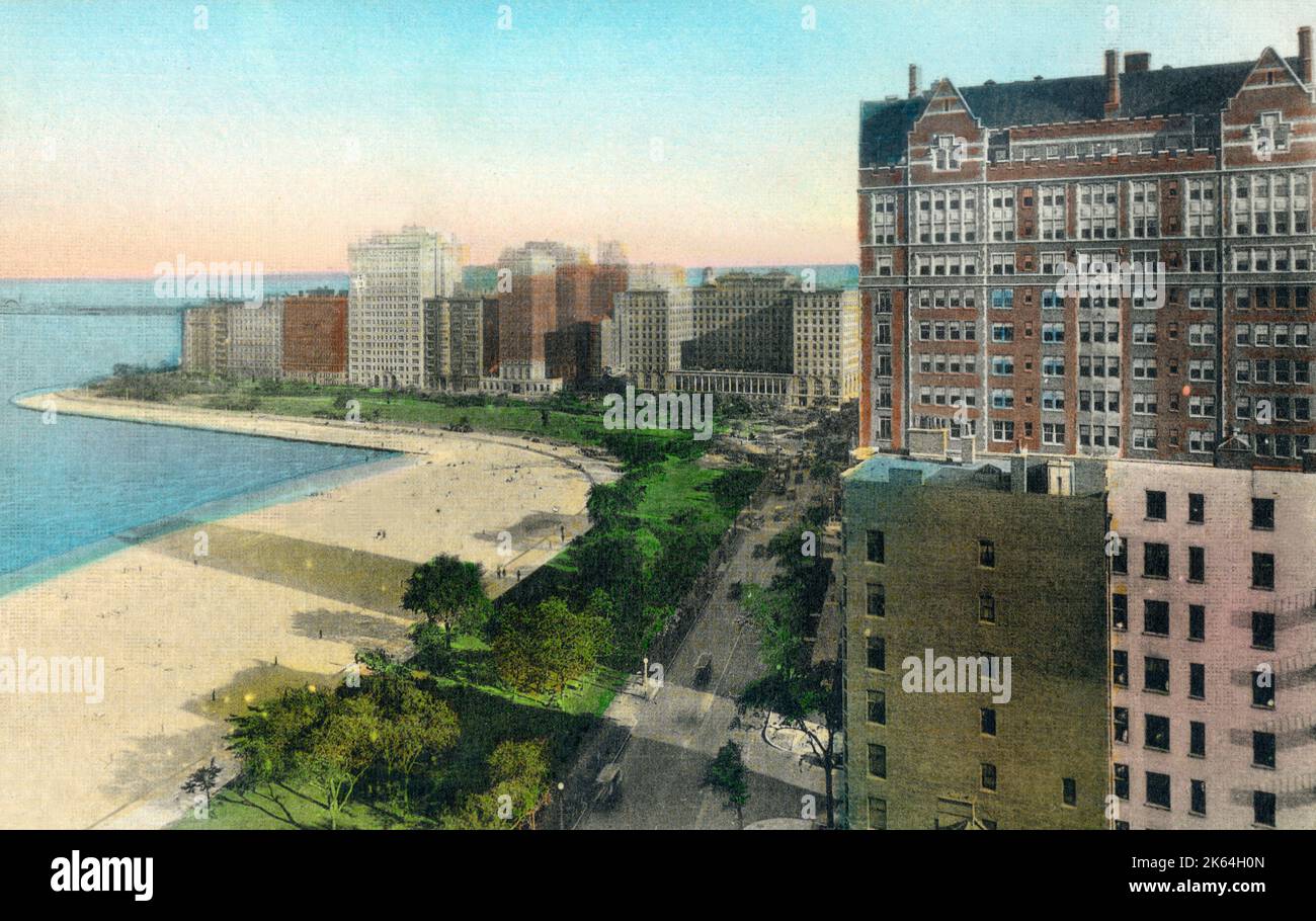 Lake Shore Drive, Chicago, Illinois, USA Stock Photo - Alamy
