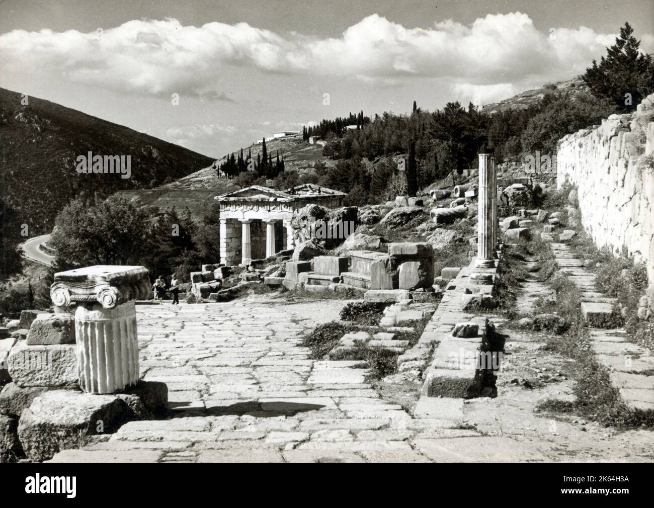 The Athenian Treasury at Delphi was constructed by the Athenians to ...