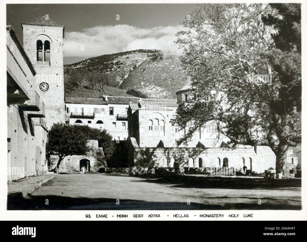 Monastery of Hosios Loukas (Venerable Luke) on the slopes of Mount ...