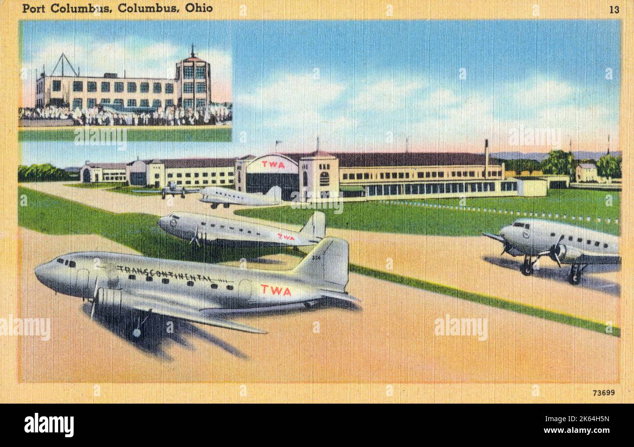 Port Columbus, Columbus, Ohio, USA Stock Photo - Alamy