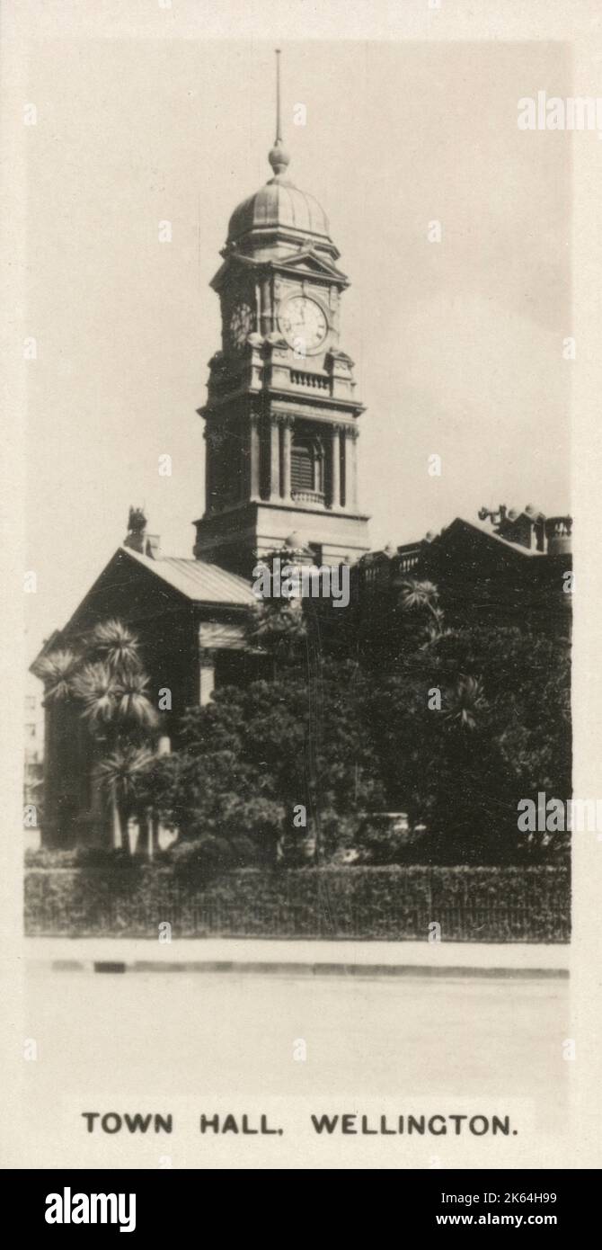 New Zealand - Town Hall, Wellington Stock Photo - Alamy