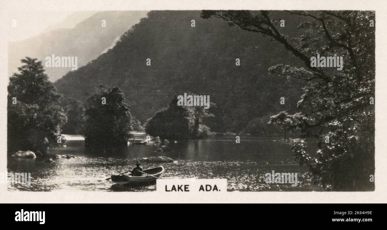 New Zealand - Lake Ada, on the overland route between Lake Te Anau and ...