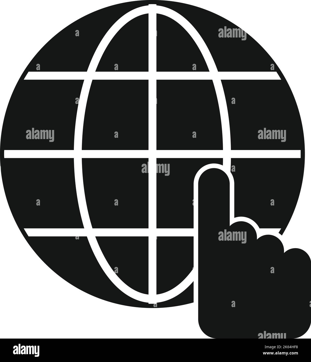 Global control icon simple vector. Room center. Data system Stock ...
