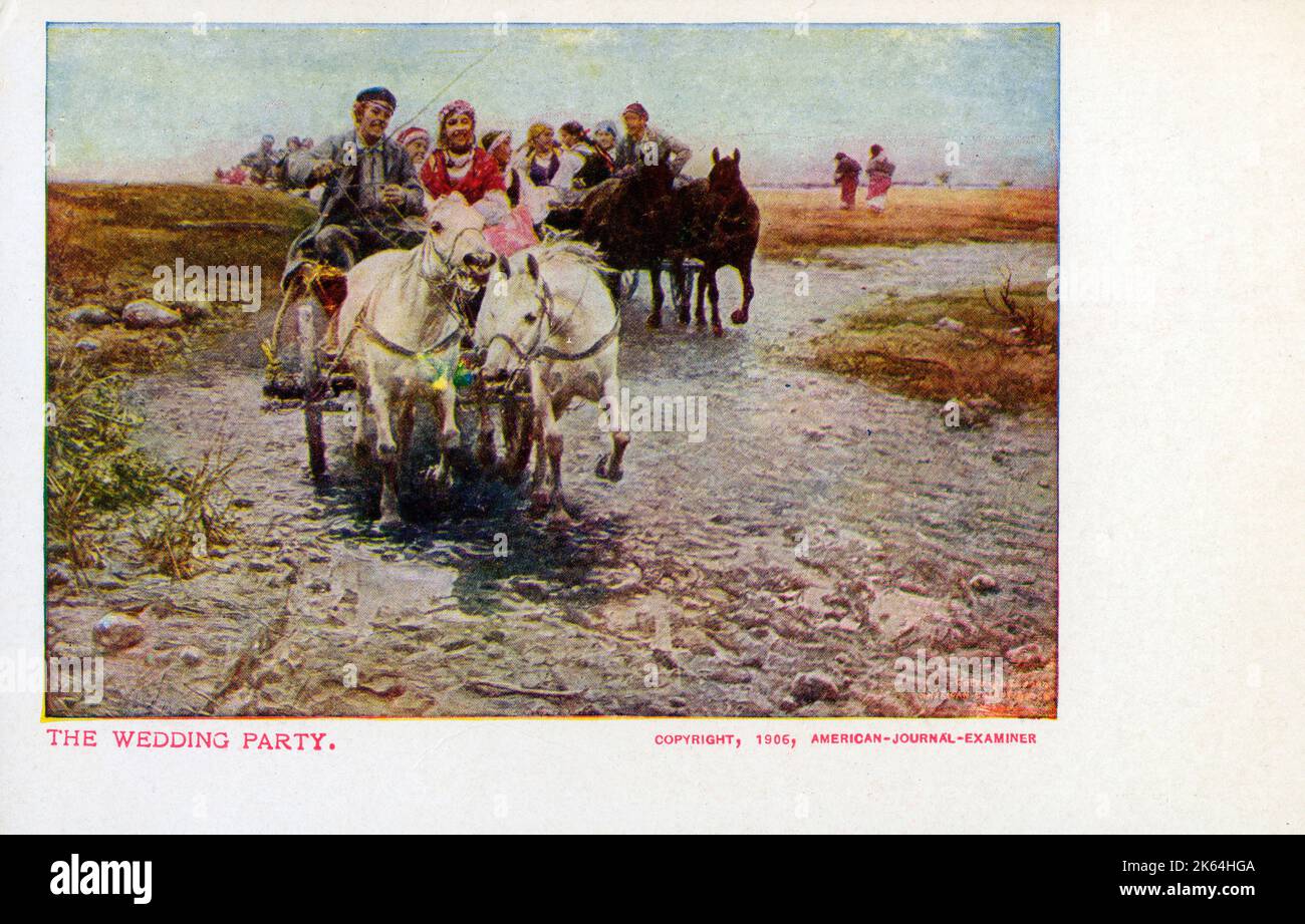 American gypsy wedding hi-res stock photography and images - Alamy