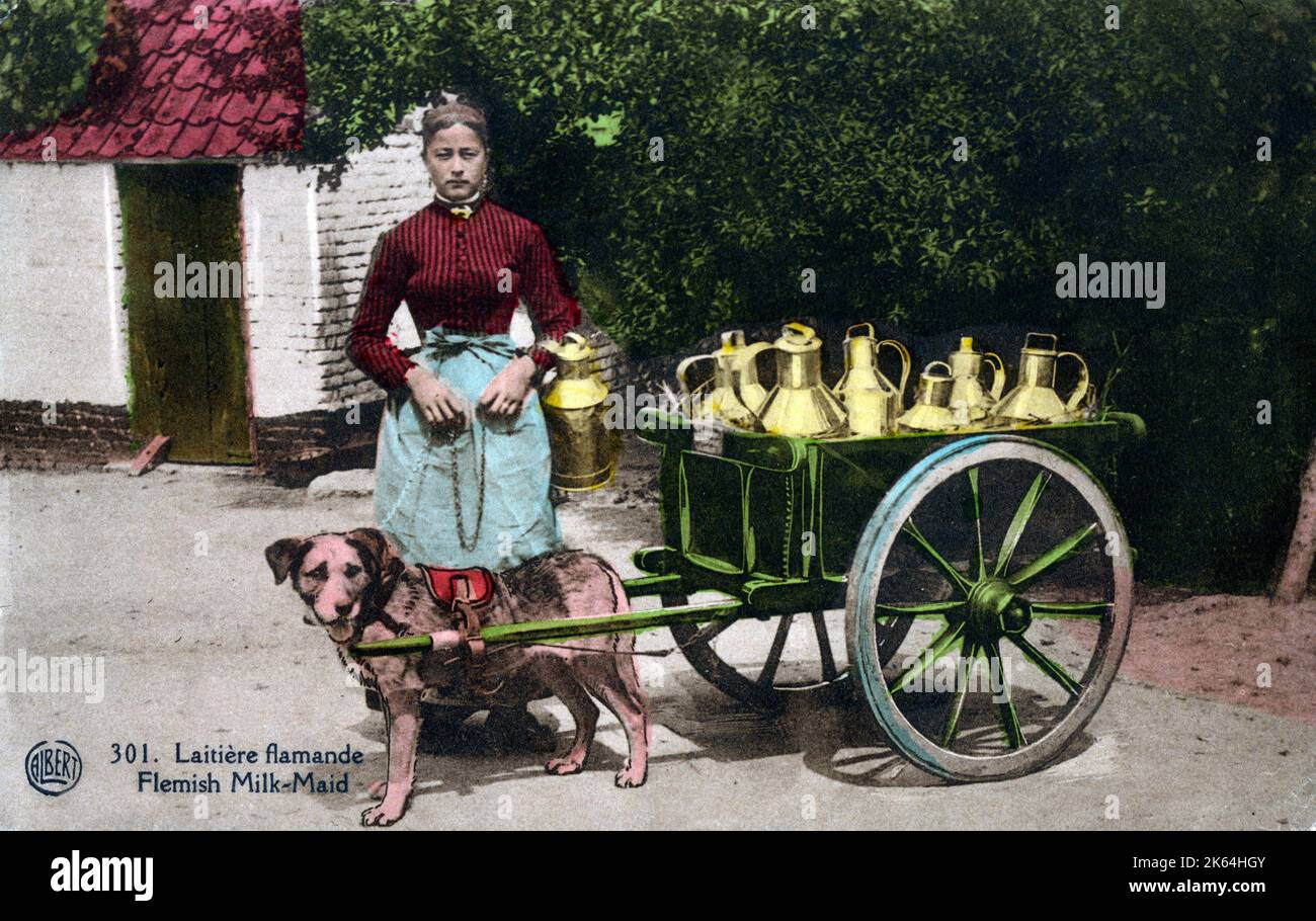 Flemish milkmaid hi-res stock photography and images - Alamy