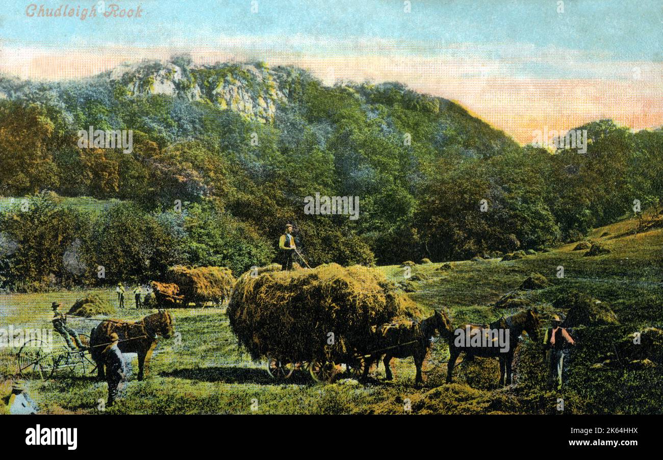 Chudleigh Rocks - Chudleigh, Newton Abbot, Devon, England Stock Photo ...