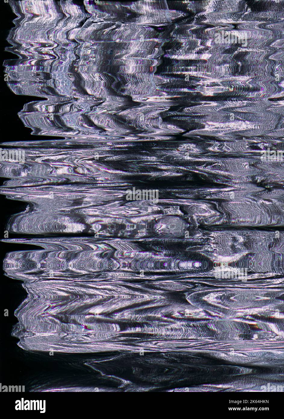 glitch overlay static distortion purple noise dark Stock Photo - Alamy