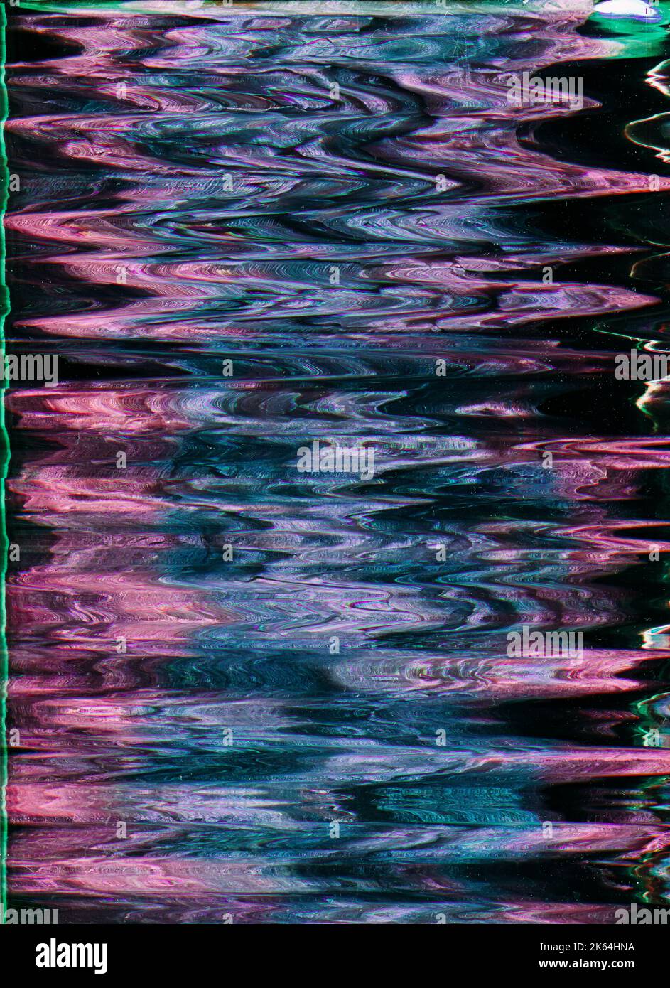 glitch noise texture digital artifacts pink blue Stock Photo - Alamy
