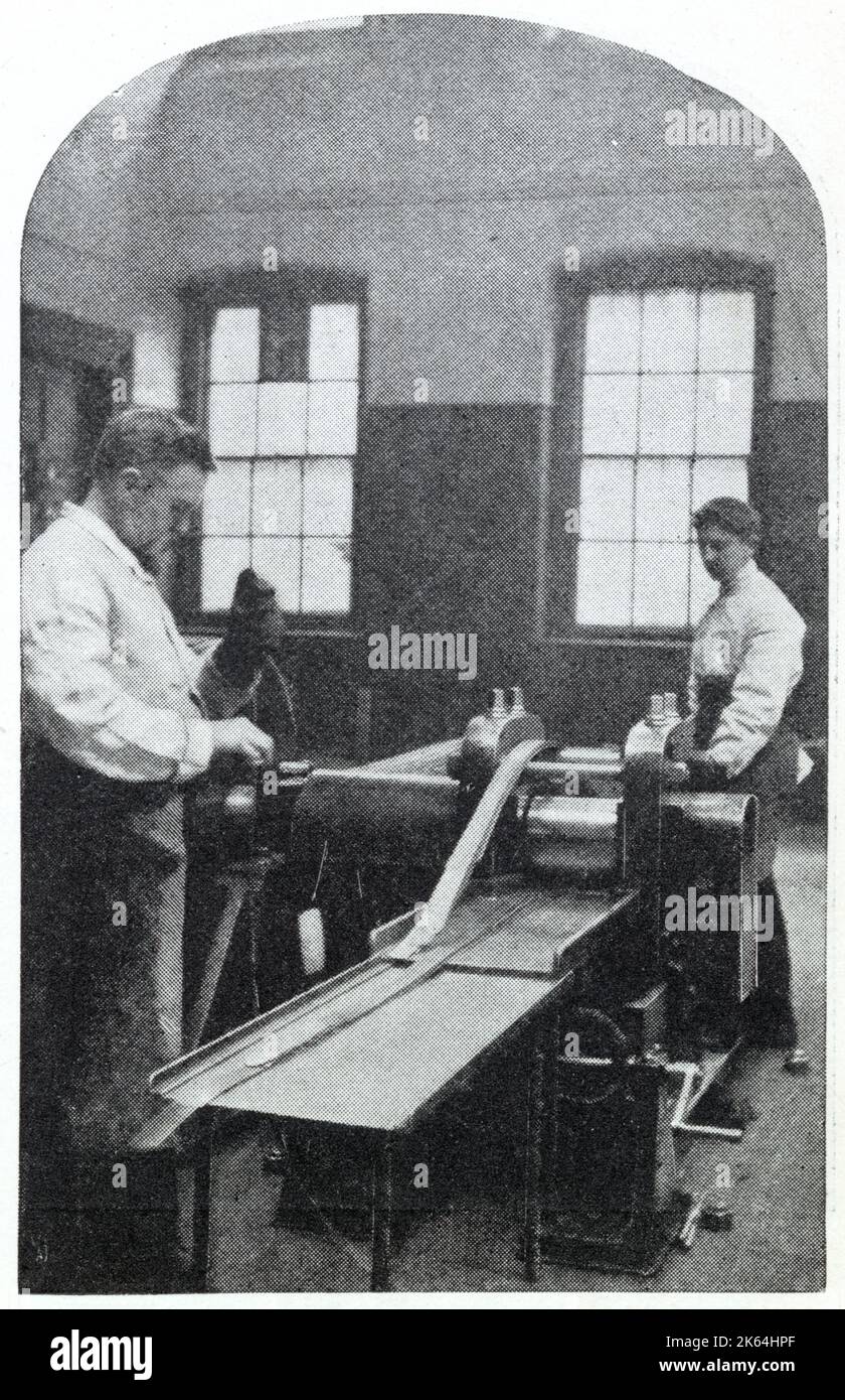 The bars had been previously rolled through a series of presses to the ...