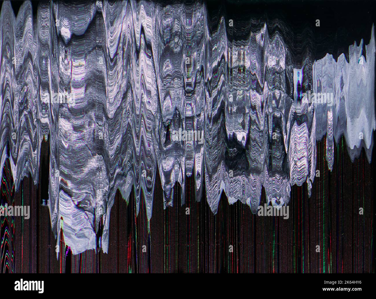 glitch art static noise texture fuzzy artifacts Stock Photo - Alamy