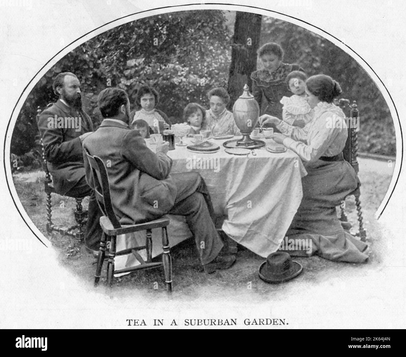 Tea garden afternoon hi-res stock photography and images - Alamy