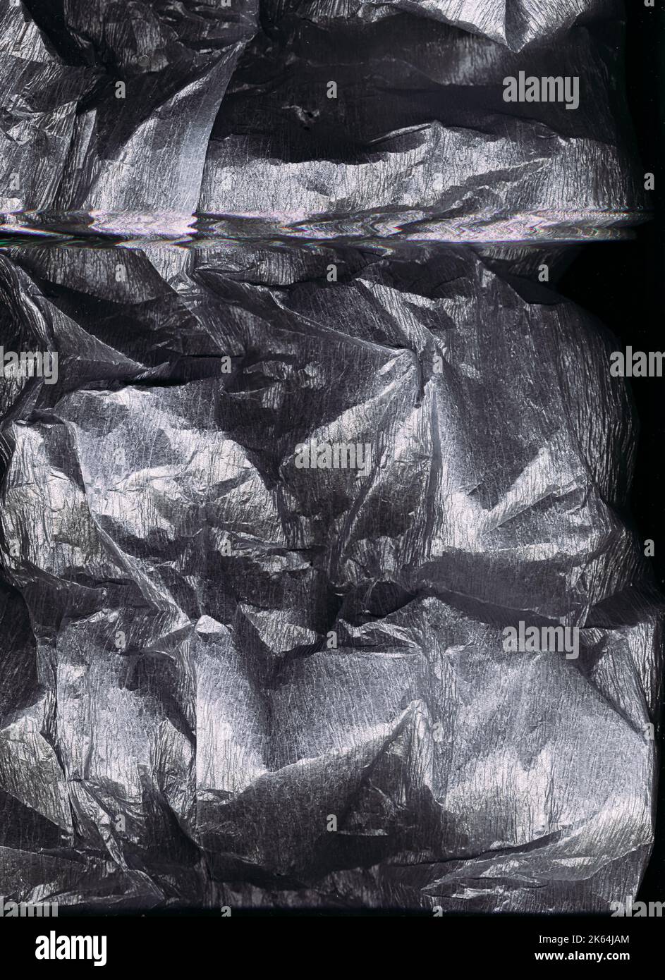 grunge overlay crushed foil texture gray old film Stock Photo - Alamy