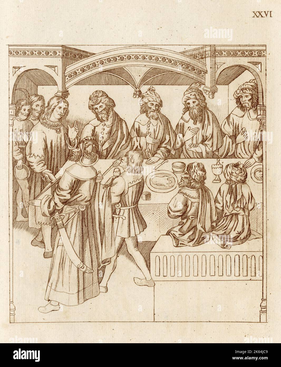 Richard Beauchamp, Earl of Warwick's banquet for Sir Baltirdam and his ...