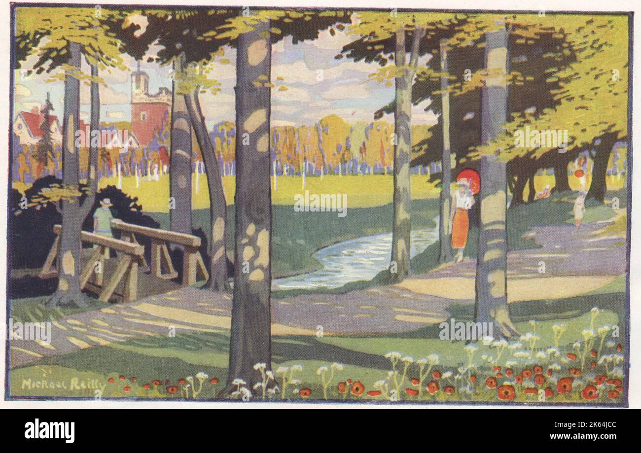 The Village Park, Bournville, the estate built by progressive ...