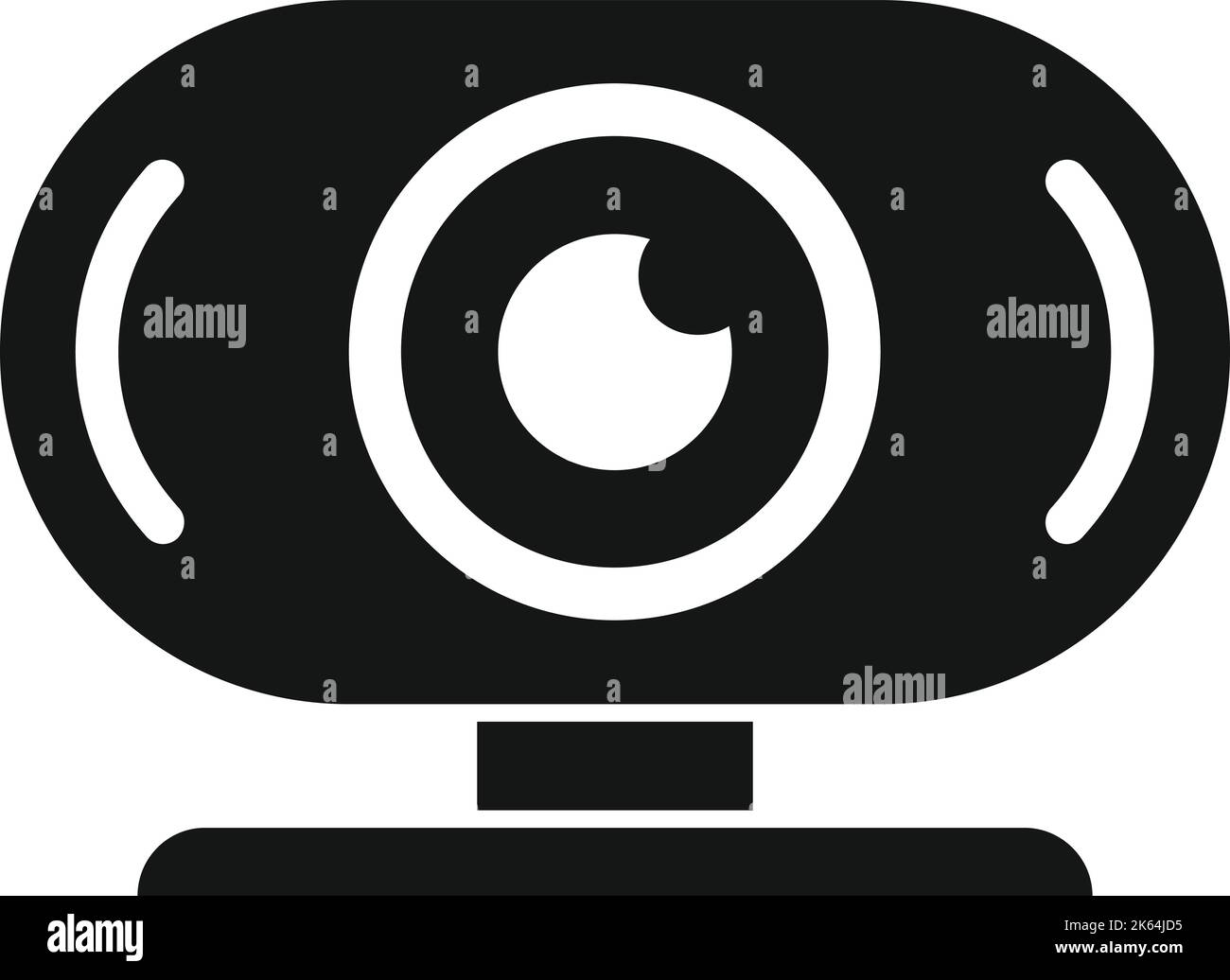 Server camera control icon simple vector. Data center. Work remote ...