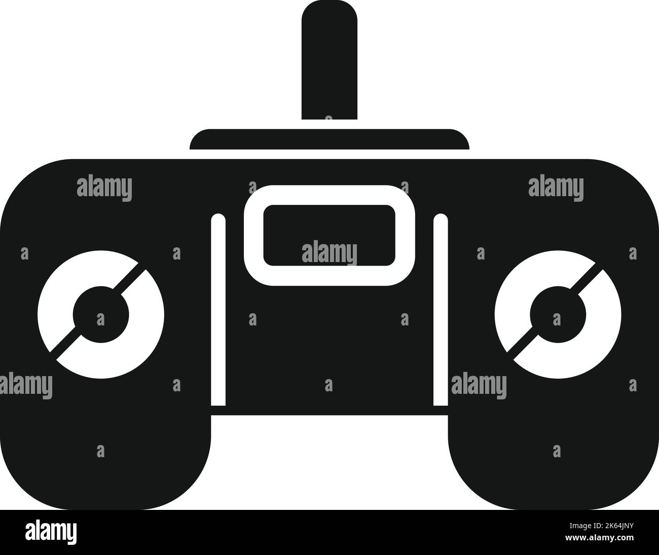 Joystick Control Icon Simple Vector Data Center Monitor Report Stock Vector Image And Art Alamy