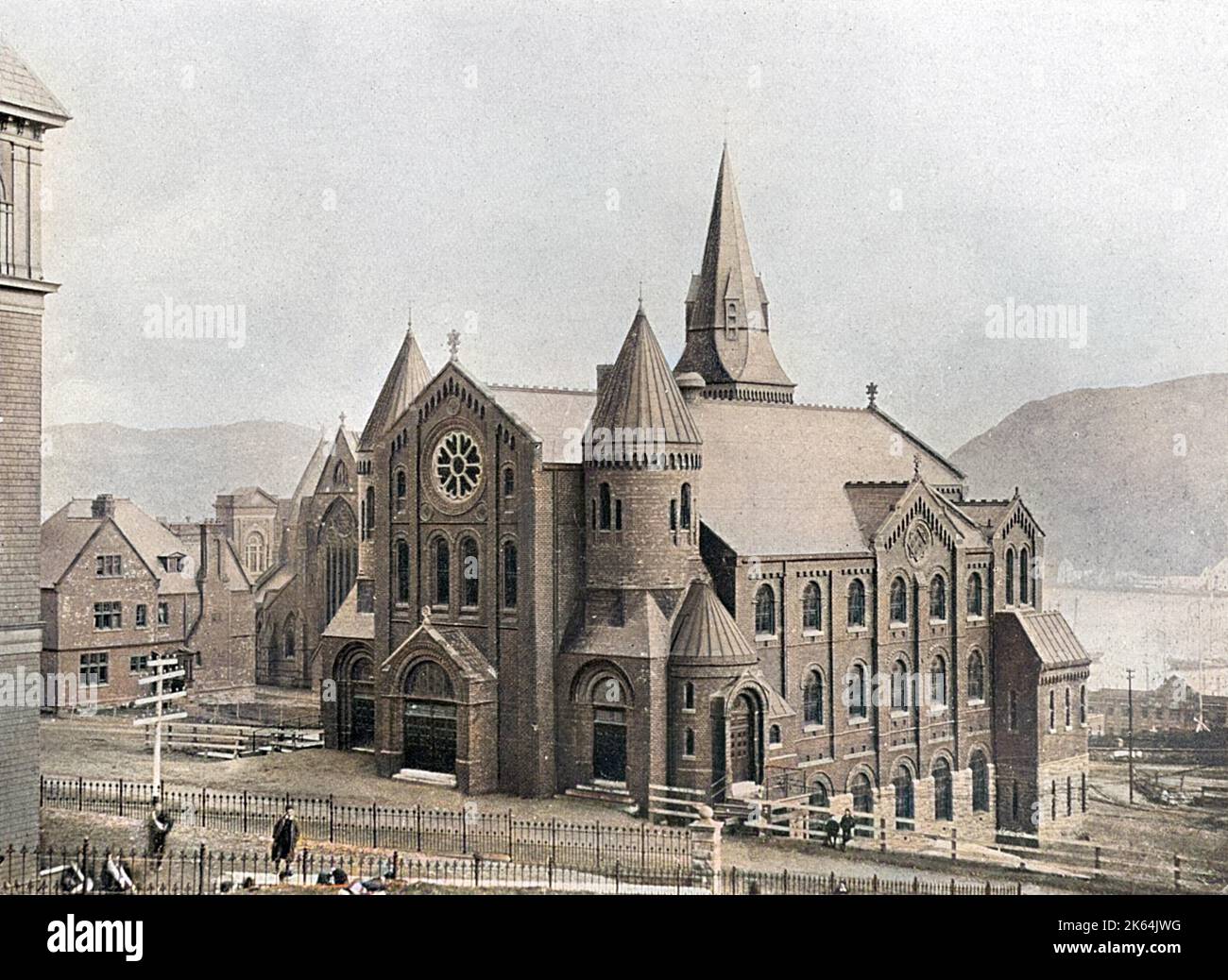 St. Johns, Newfoundland, Canada - Methodist Church, Gower Street Stock ...