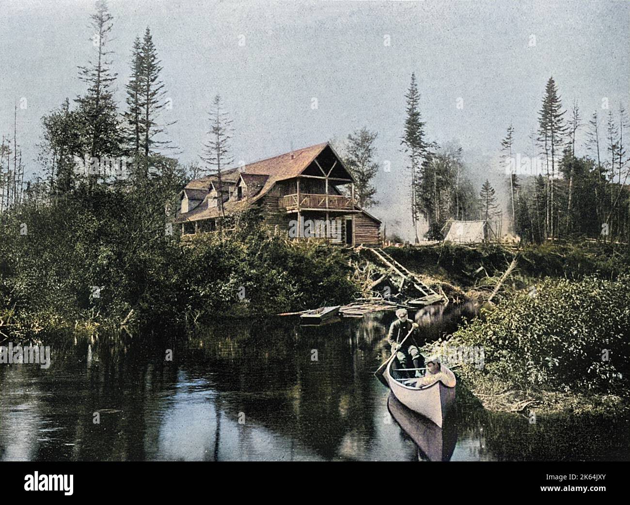 Newfoundland, Canada - Log Cabin Sporting Resort, run by the ...