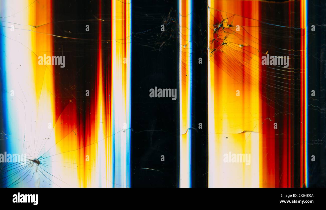 glitch noise overlay fractured texture orange dark Stock Photo - Alamy