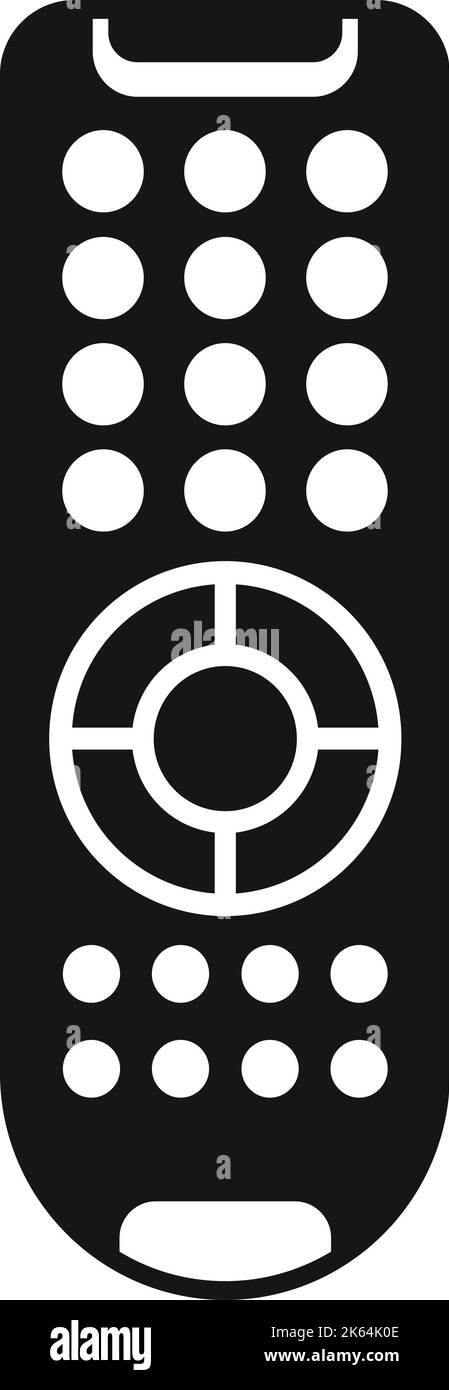 Air conditioner remote control icon simple vector. Business center ...