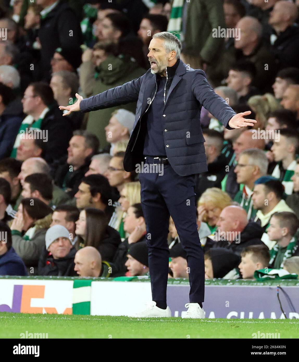 RB Leipzig head coach Marco Rose reacts during the UEFA Champions ...