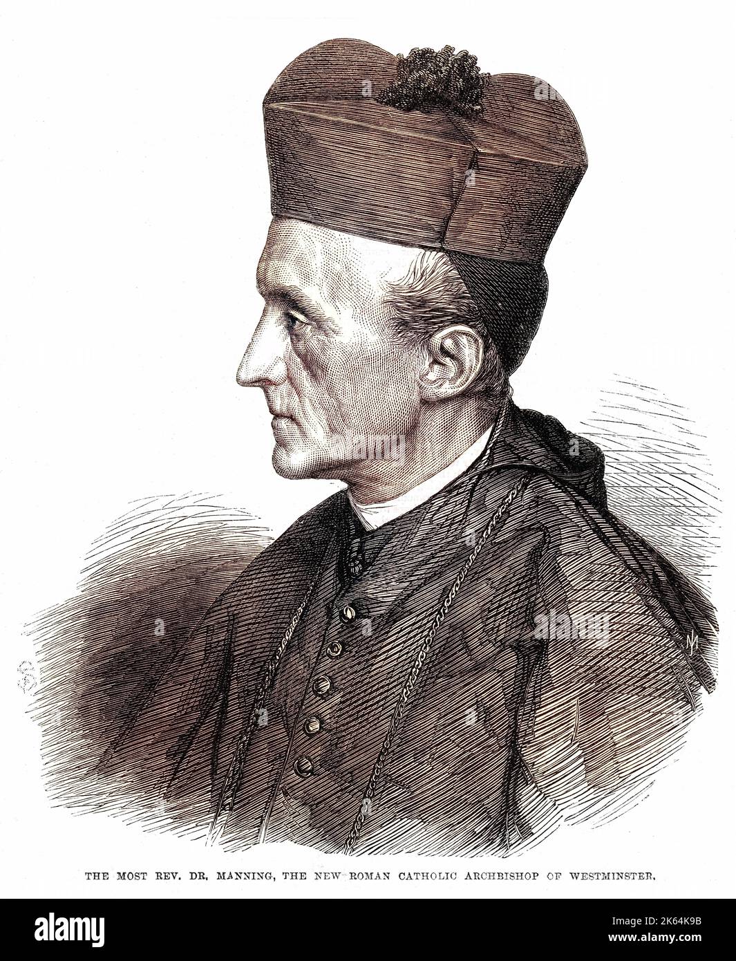 HENRY EDWARD MANNING (1808 - 1892), at the time when he was appointed ...