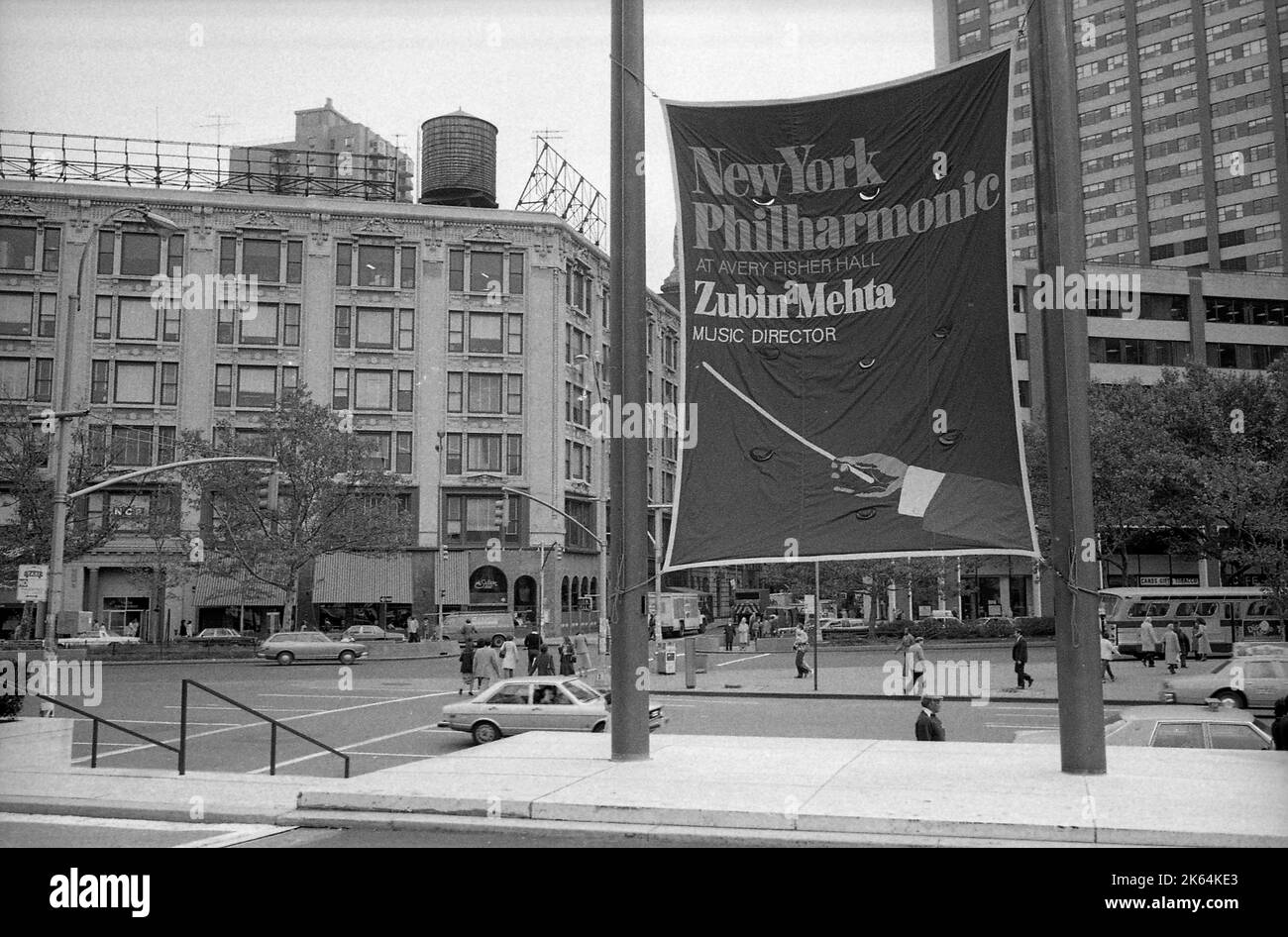 New York Philharmonic Orchestra announcement, Zubin Mehta conducting ...