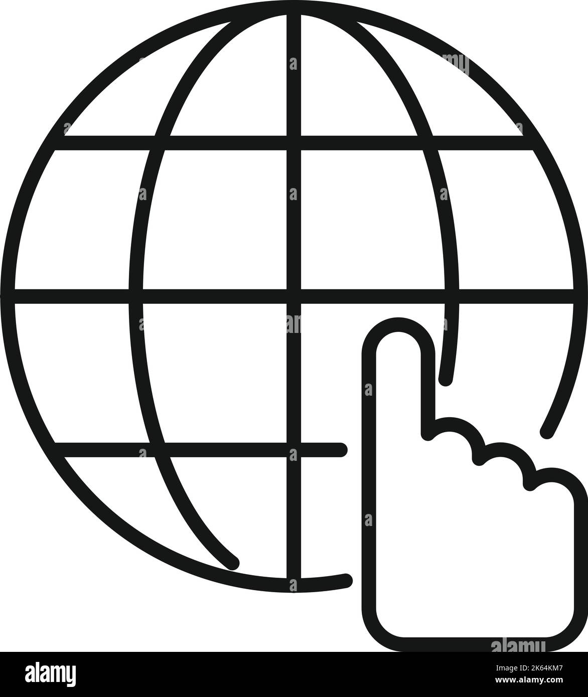 Global Control Icon Outline Vector Room Center Data System Stock Vector Image And Art Alamy