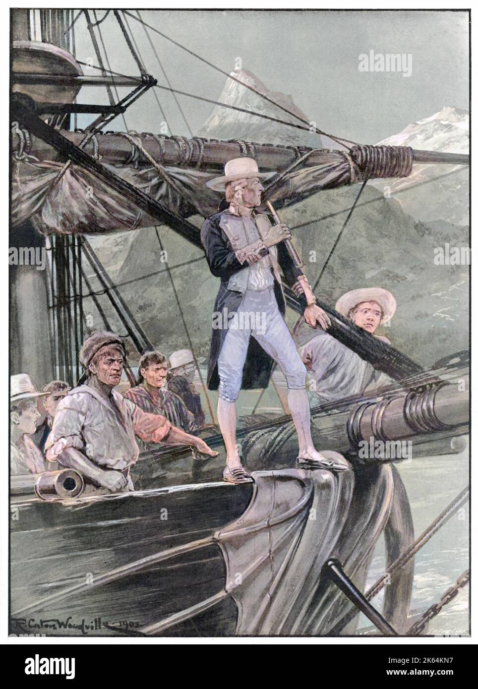 James cook history Cut Out Stock Images & Pictures - Alamy