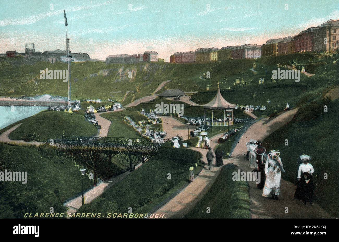 Scarborough, North Yorkshire - Clarence Gardens Stock Photo - Alamy