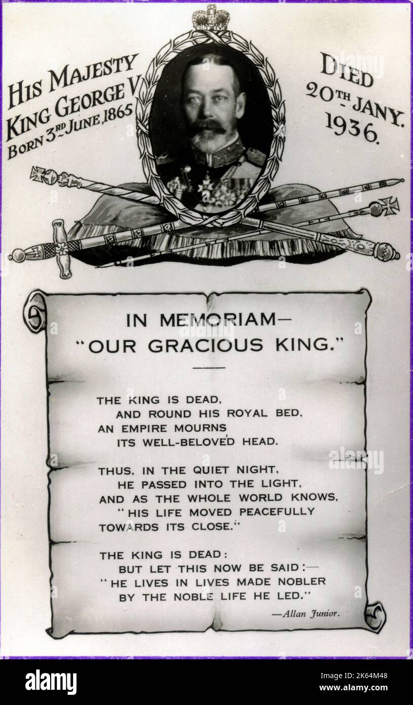 King george v 1865 1936 hi-res stock photography and images - Alamy