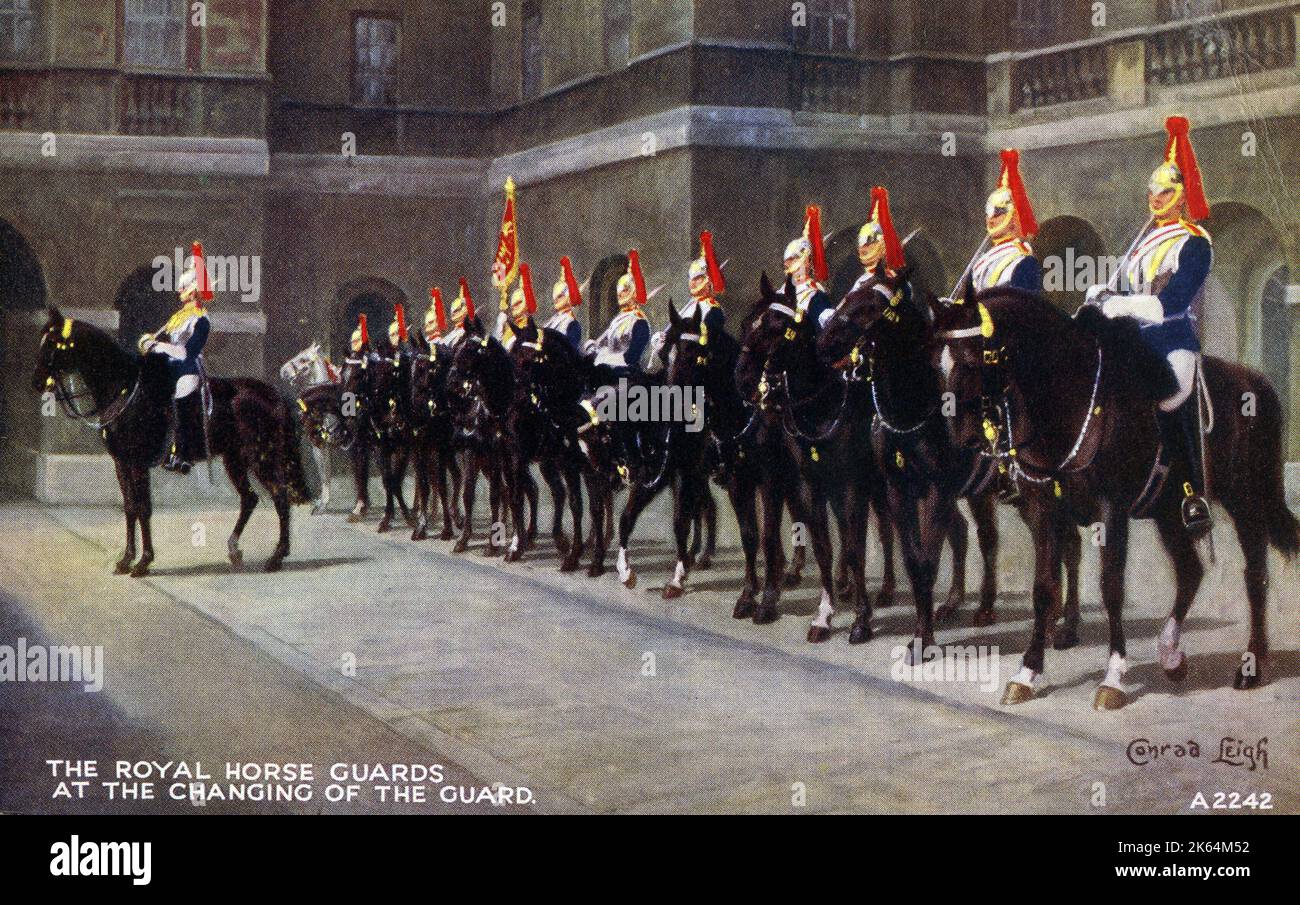 The Royal Horse Guards - at the Changing of the Guard Stock Photo - Alamy