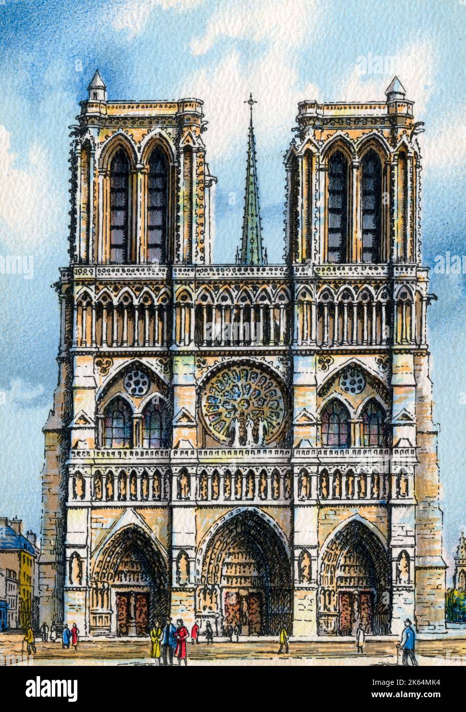 Notre dame and the cite date hi-res stock photography and images - Alamy
