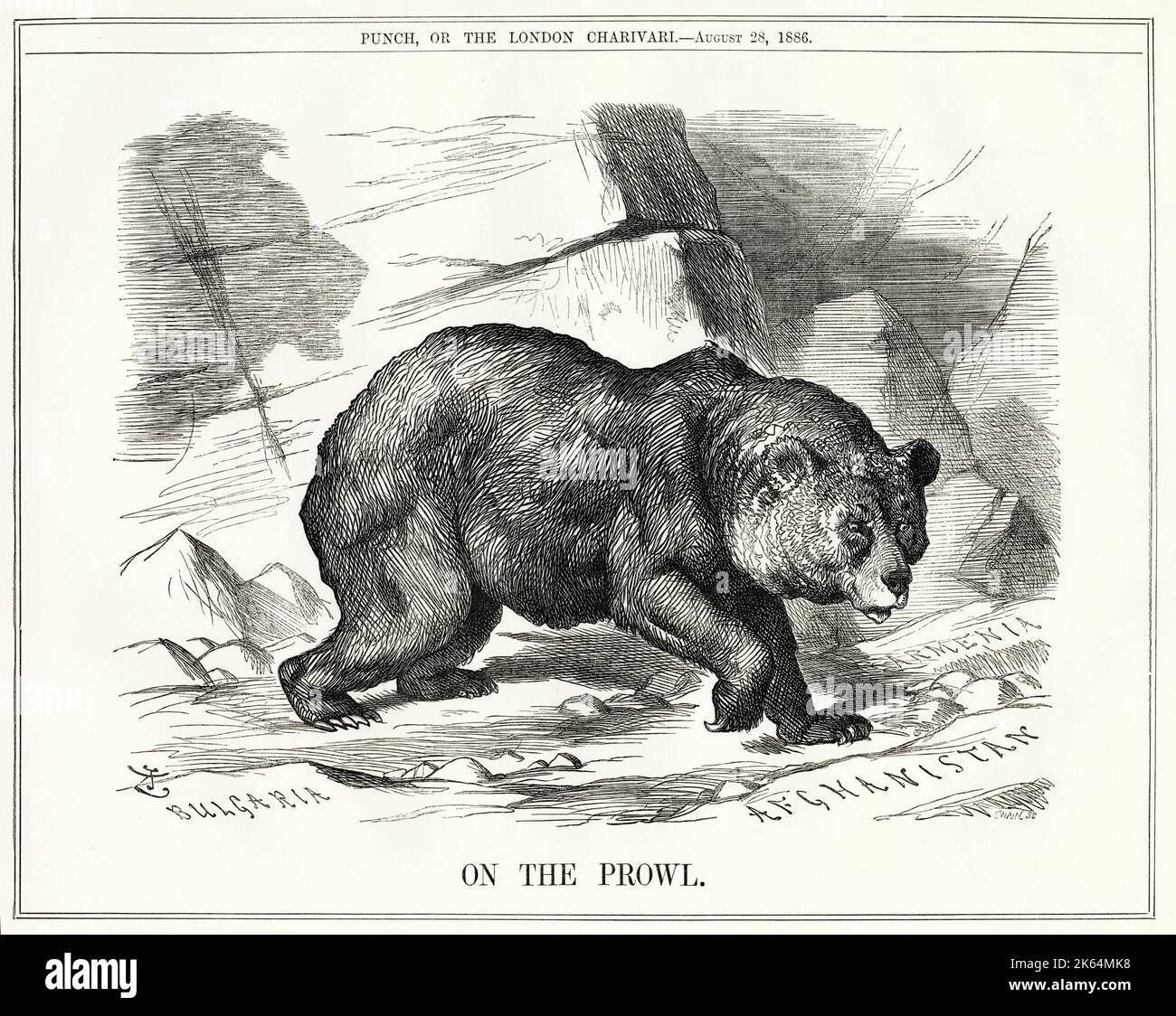 On the prowl cartoon hi-res stock photography and images - Alamy