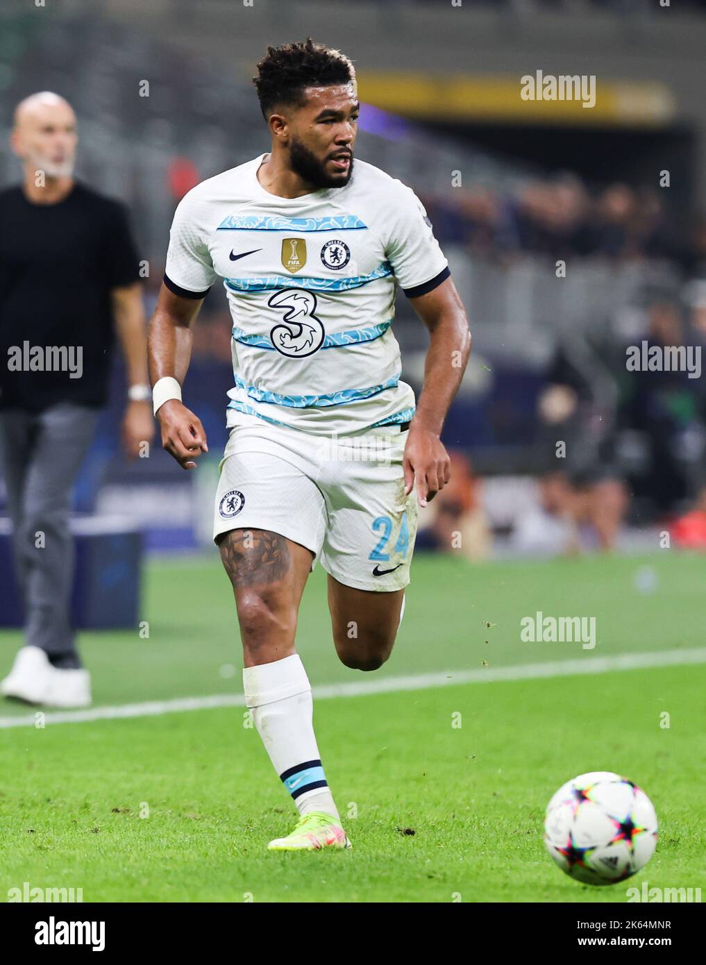 Chelsea’s Reece James during the UEFA Champions League Group E match at ...