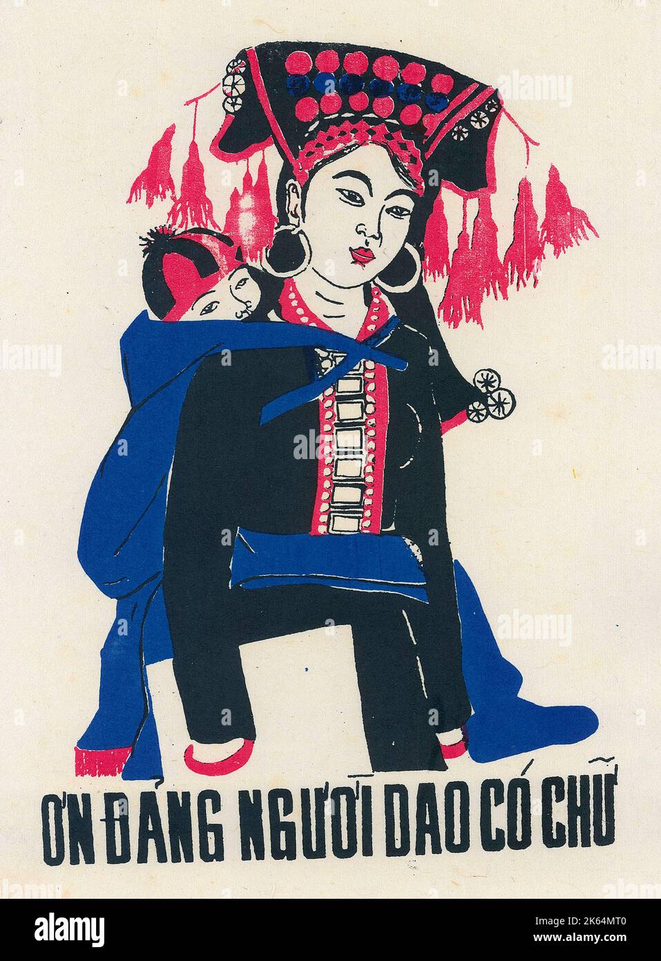 Vietnamese Patriotic Poster - The Yao people (called the Dao in ...